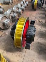China Marine Grade Stainless Steel Crane Wheel with HB300–380 Or HRC45–55 Surface Hardness and 500 Mm Wheel Diameter for Offshore Port Machinery for sale