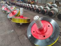China Marine Grade Stainless Steel Crane Wheel with HB300–380 Or HRC45–55 Surface Hardness and 500 Mm Wheel Diameter for Offshore Port Machinery for sale