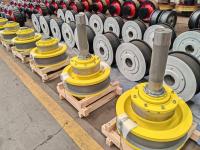China Marine Grade Stainless Steel Crane Wheel with HB300–380 Or HRC45–55 Surface Hardness and 500 Mm Wheel Diameter for Offshore Port Machinery for sale