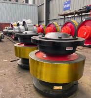 China OEM Customized 500 mm Wheel Diameter Heat Treated and Painted ISO 9001 Certified Crane Wheels for Overhead and Gantry Cranes for sale