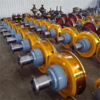 China ISO 9001 Certified Heat Treated and Painted Crane Wheels with 500mm Diameter for Industrial Applications for sale