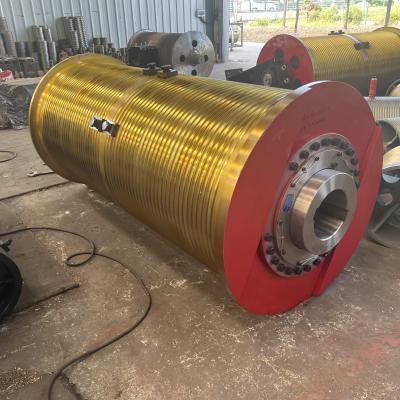 China Durable Cast Steel Crane Drum with Wear-resistant Surface for sale