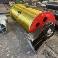 China Durable Cast Steel Crane Drum with Wear-resistant Surface for sale