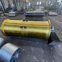 China Durable Cast Steel Crane Drum with Wear-resistant Surface for sale
