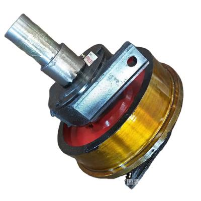 China Wear-resistant 42CrMo Steel Rail Wheel for Overhead Crane System for sale