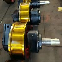 China Wear-resistant 42CrMo Steel Rail Wheel for Overhead Crane System for sale