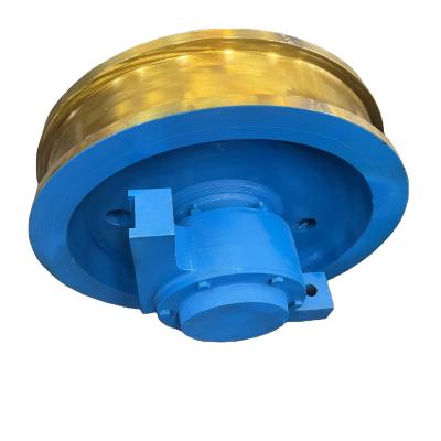 China Durable Cast Iron Industrial Wheel for Material Handling Trolleys for sale