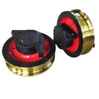 China Hardened Steel Double Flange Crane Wheel for Stable Rail Travel for sale