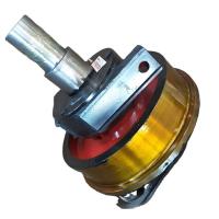 China 400mm Diameter Forged Steel Rail Wheel for Standard Crane Tracks with High Durability for sale