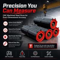 China OEM Accepted CNC Machined Steel Drum Designed to Deliver Exact Dimensional Accuracy in Heavy Duty Industrial Environments for sale