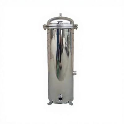 China Stainless Steel 304 Precision Filter Housing Durable High Pressure Tank For Industrial Water Treatment And RO Pre-Filtration for sale