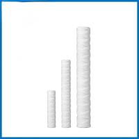 China PP Yarn String Wound Water Filter Cartridge For Industrial Water Treatment Systems for sale