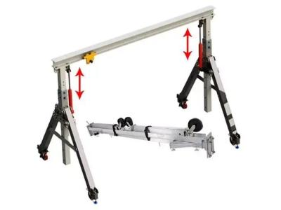 China Portable Adjustable Aluminum Gantry Crane, 0.5Ton -5Ton Lightweight Mobile Aluminium Gantry Crane for Workshop Cleanroom for sale