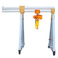 China Aluminum Alloy Aluminum Gantry Crane Equipped with Electric Hoist Lifting Mechanism Providing Safe and Lifting Operations for sale