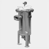 China Stainless Steel Bag Filter Pressure Filtration Unit  Liquid Bag Filter Housing for Industrial Water Treatment for sale
