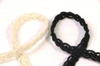 China 1cm Cotton Woven Tape Classical Braid Gimp Trim For Pillow Or Upholstery Crafting Edge for sale