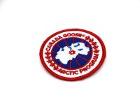 China Canada Goose Blue Circle Heart With Line Red Maple Leaf Words Badge Armband For T Shirt for sale