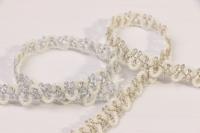 China Viscose Decorate Woven Tape Trim Metallic Braid Gimp Trim For Clothing Fashion Design for sale