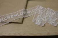 China white Guipure Lace Trim By The Yard Wave Shaped Tulle Lace double edged 7.5CM for sale