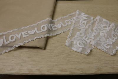 China white Guipure Lace Trim By The Yard Wave Shaped Tulle Lace double edged 7.5CM for sale