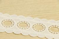 China Bilateral Lace Edging By The Yard , 2 Lace Trim DTM Novel Style for sale