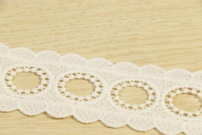 China Bilateral Lace Edging By The Yard , 2 Lace Trim DTM Novel Style for sale