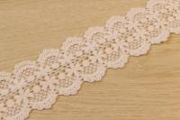 China Embroidered Guipure Lace Trims 6.5CM Width Watersoluble With Zero Impurities for sale