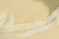 China White Lace Edging By The Metre Watersoluble Interlining Heatsolve for sale
