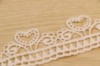 China Multiusage Guipure Lace Trims , Nonelastic Embroidered Trim Ribbon for sale