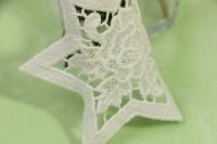 China 70mm Width Guipure Lace Applique ODM Available Botanical Style for sale
