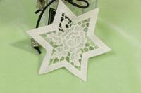 China 70mm Width Guipure Lace Applique ODM Available Botanical Style for sale