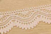 China Water Soluble Interlining Guipure Lace Trims , Embroidery Cotton Lace Ribbon for sale