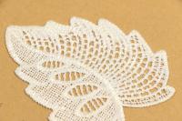 China Ivory Bridal Lace Appliques 90mm Width Multipattern Multiusage for sale