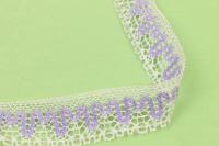 China Recyclable Cotton Crochet Lace Trim Reusable Unstretched Contrast Patterned for sale