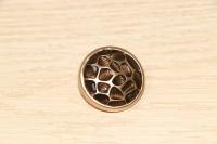 China 40L Decorative Clothing Buttons Rose Gold Epoxy Transparent for sale