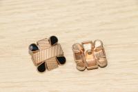 China Epoxy Decorative Clothing Buttons Rose Gold OEKO TEX 100 Approved for sale