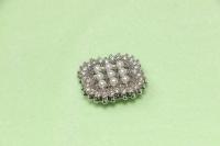 China 40L Fashion Buttons For Clothing , Watermill Pearl Vintage Rhinestone Buttons for sale