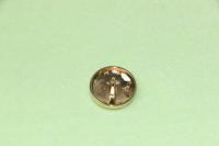 China 28L Decorative Clothing Buttons , rhinestone shank buttons shiny gold for sale