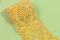 China Scallop Wide Crochet Lace Trim OEKO TEX 100 Approved Organic for sale