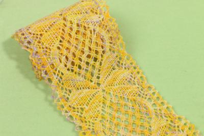China Scallop Wide Crochet Lace Trim OEKO TEX 100 Approved Organic for sale