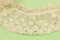 China Geometric Crochet Lace Trim By The Yard , 8.5cm Vintage Crochet Lace Trim for sale