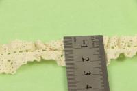 China Stretchable Crochet Lace Edging For Shawl , Geometric Crochet Lace Ribbon for sale