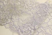 China Stretch Lace Trim By The Yard Multiusage 2 tones color Flora Patterned for sale