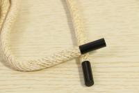China Mixedweaving White Drawstring Cord Skinfriendly Symphony Low Tensile for sale