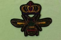 China 12.8cm*11cm 3D Embroidery Patches , ODM Embroidered Animal Patches for sale