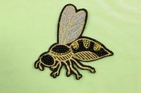 China ODM Embroidered Patches For Clothes , 10cm*9cm Puff Embroidery Patches for sale