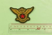China Nondeformed 3D Embroidery Patches , Personalised Embroidered Badges for sale