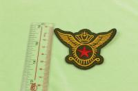 China Nondeformed 3D Embroidery Patches , Personalised Embroidered Badges for sale