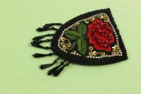 China Tassel Beaded 3D Embroidery Patches Multicolored For Multiusage for sale