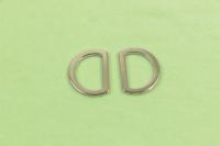 China Nongranule Decorative Clothing Buttons 25mm Long D Shaped White Color for sale